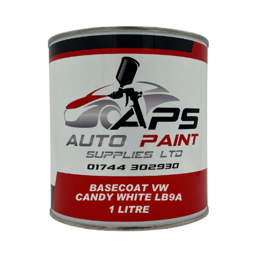 VW Candy White Paint code LB9A 1Ltr Basecoat Premix