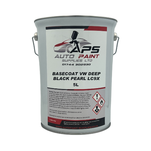 VW Deep Black Pearl Paint Code LC9X 5Ltr Basecoat Premix