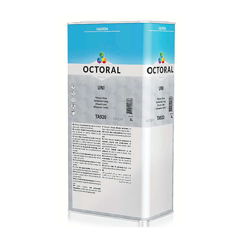 Octoral TA920 Slow Uni Thinner 5L Universal Paint Thinners For 2k & Ba